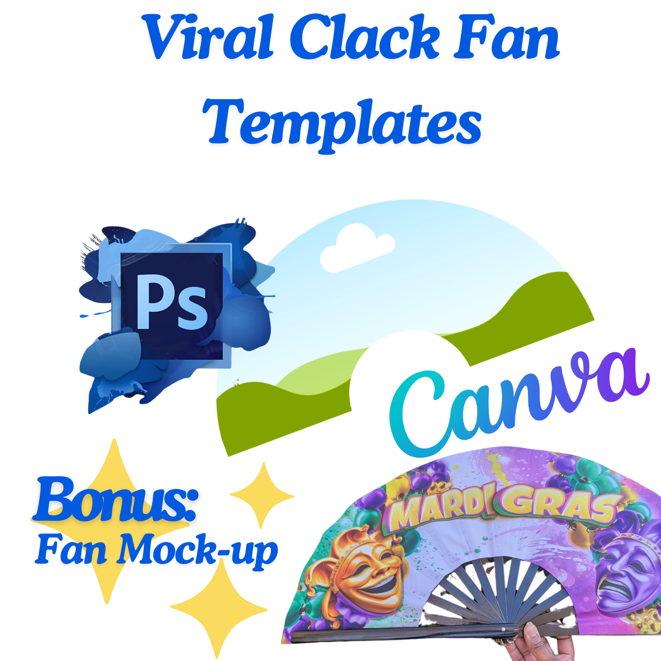 Viral Clack Fan templates – In The Gap Customs
